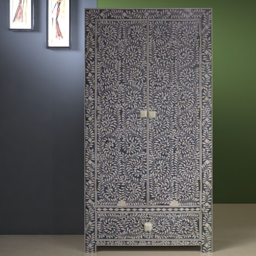 Shop Online Bone Inlay Wardrobe for Your Home | BIIF